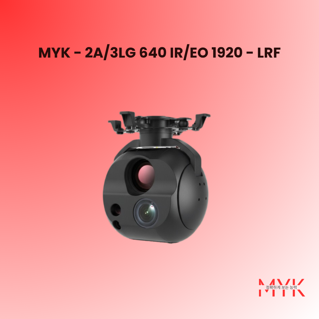 MYK - 2A/3LG 640 IR/EO 1920 - LRF Gimbal Camera Specifications - MYK Vision